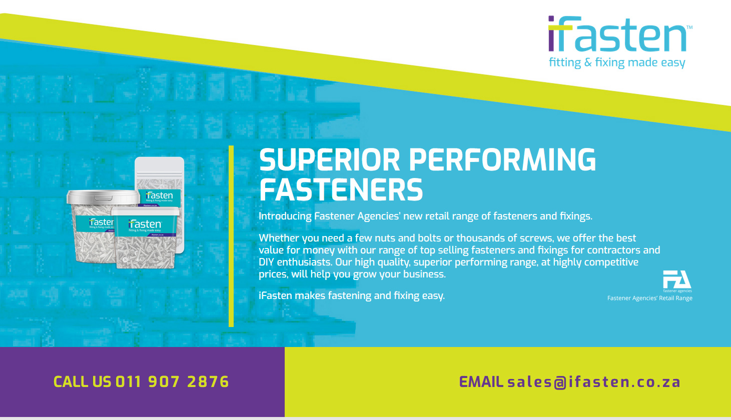 iFasten » Superior Performing Fasteners » Fastening & Fixing Made Easy